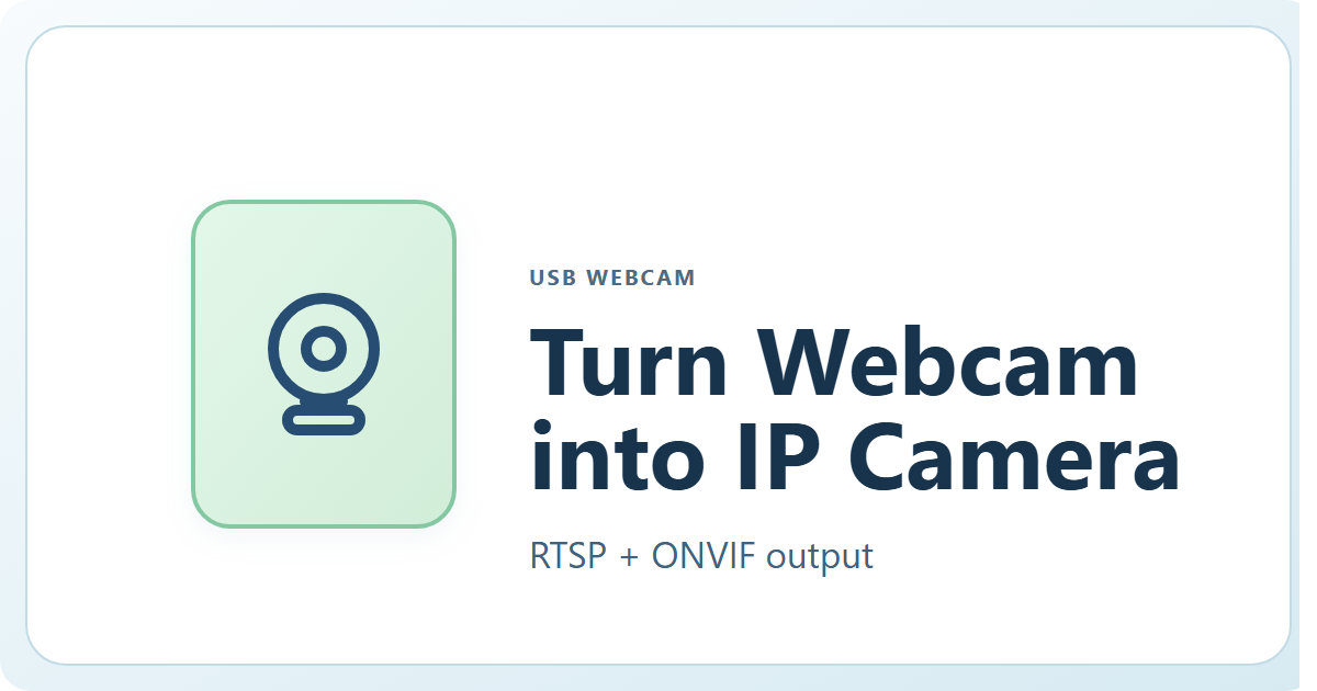 Webcam Security Camera Software for VMS and NVR Systems - DeskCamera
